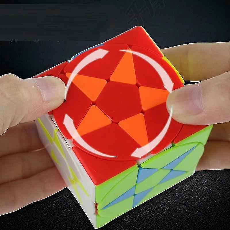 Magic Pentacle Cube Profissional Strange-shape Stars Pentagram Magic Cube Competition Speed ...