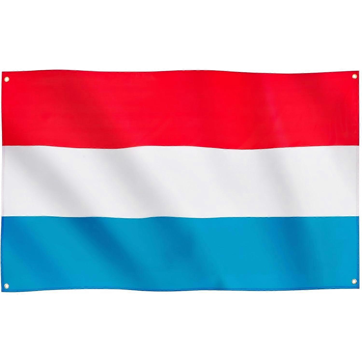Luxembourg Flag,Eyelet In Every Corner, Luxembrg, National Flag ...
