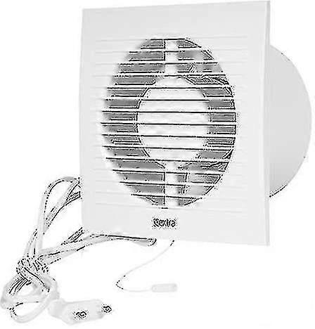 Silent Wall Mounted Air Extractor 100mm With Cable - Ideal For Kitchen ...