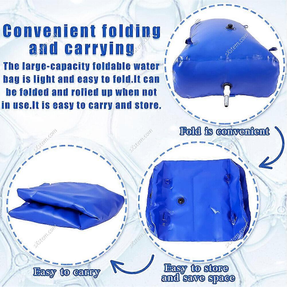 110L Large Camping Water Bladder Tank Water Storage Bag Fishing Boating ...