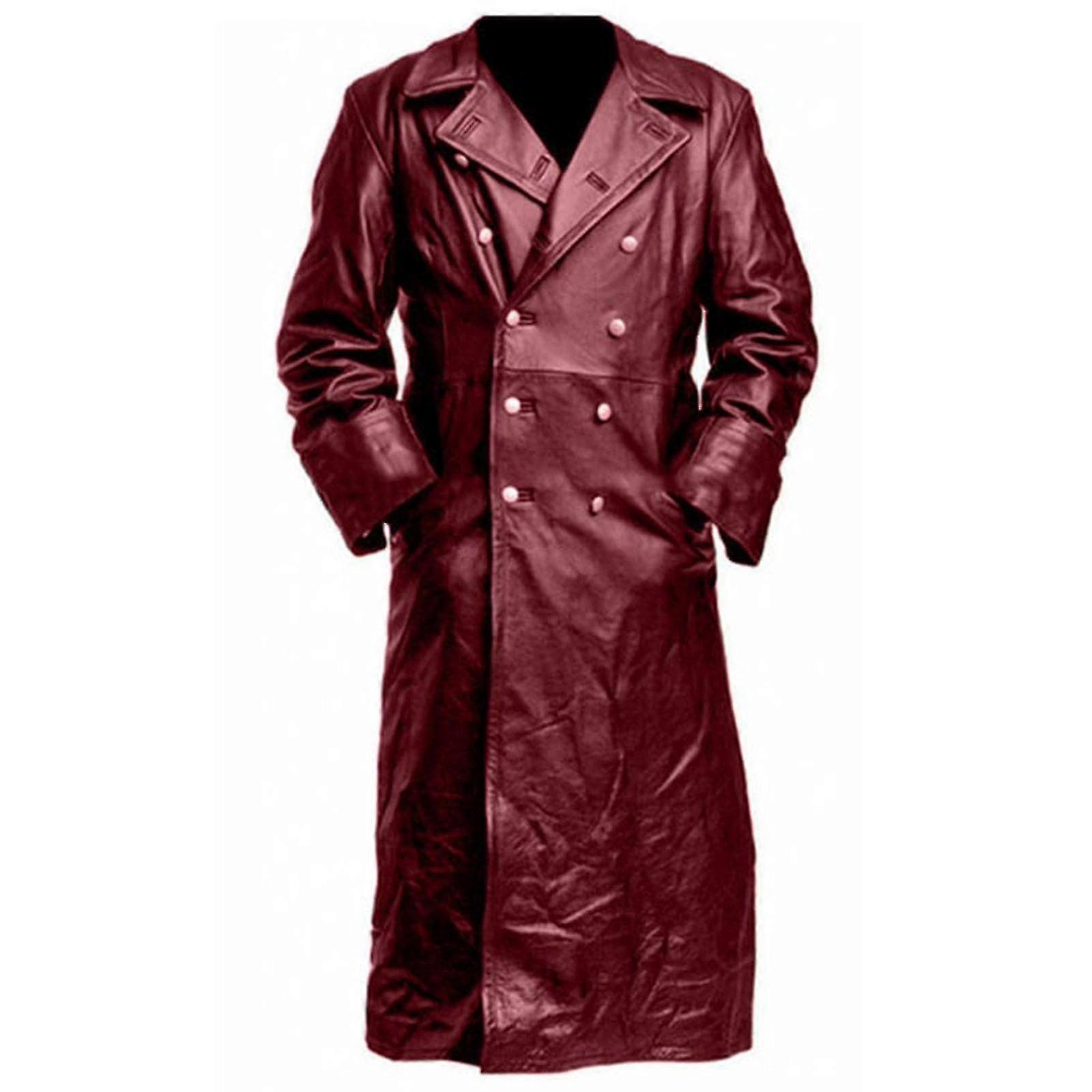 German Classic Military Officer Ww2 Uniform Cosplay Genuine Leather ...