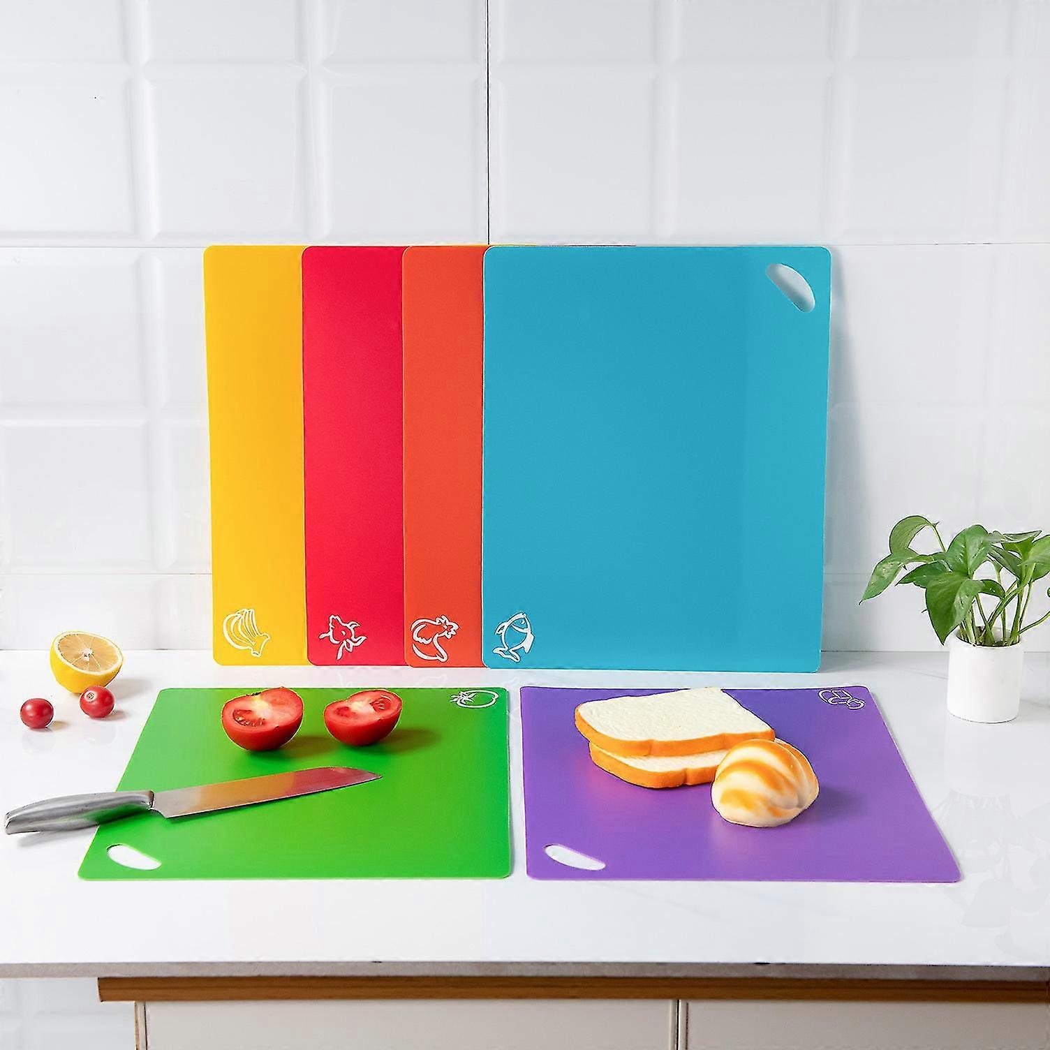 Colour Coded Chopping Boards For Kitchens Flexible Cutting Board Food ...