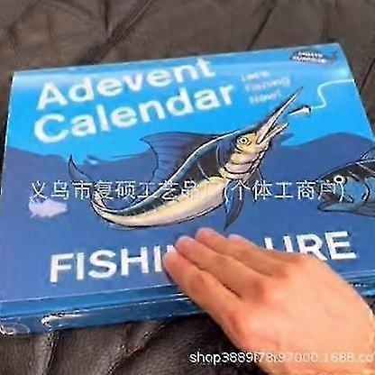 2024 New Fishing Advent Calendar, Christmas Fishing Fishhook Advent ...