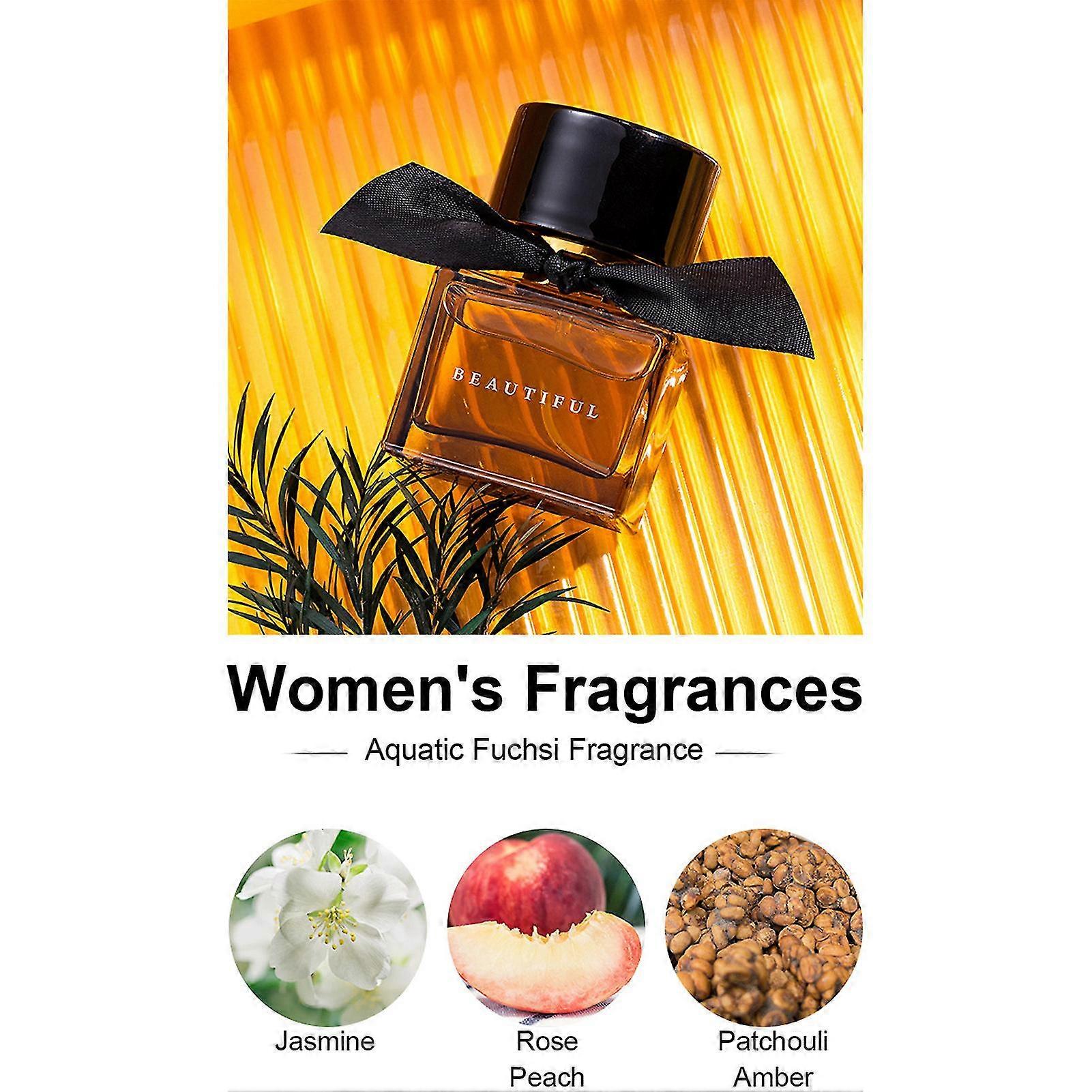 3 Bottles Women Perfume Set Light Fragrance Long Lasting Luxury High ...