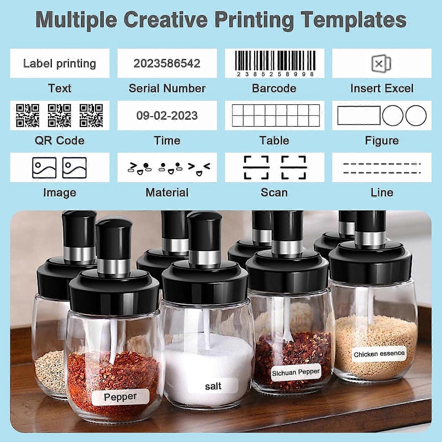 Handheld Label Maker Machine, Portable Label Maker Machine, Sticker ...