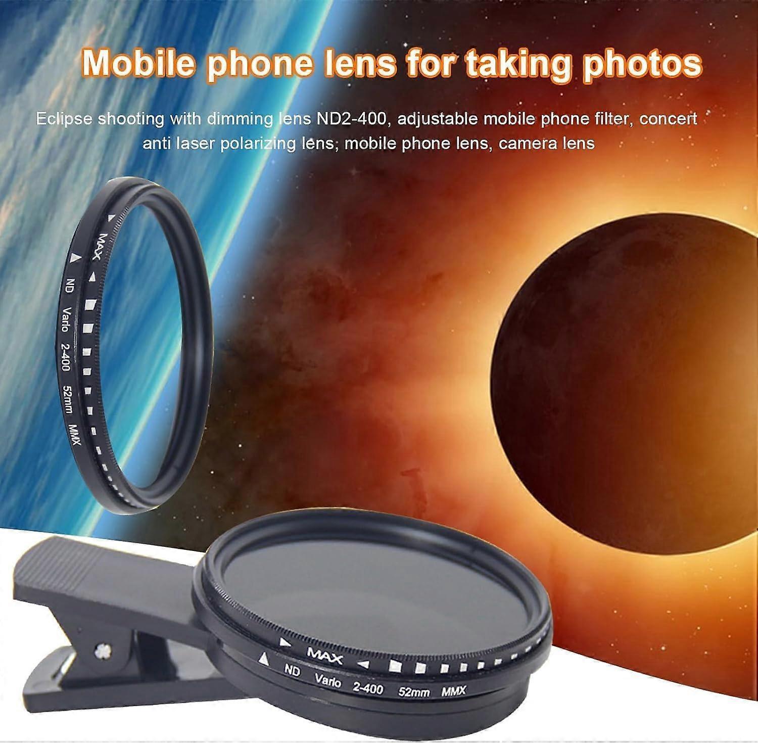 Solar Eclipse Camera Lens Filter, Smartphone Solar Eclipse Imaging ...