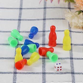 Board Game Pieces Multicolor Plastic Pawn Game Pieces Board Games Chess ...