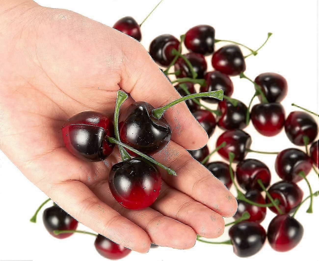 Artificial Cherry, Plastic Fruit Realistic Photography Props Living ...