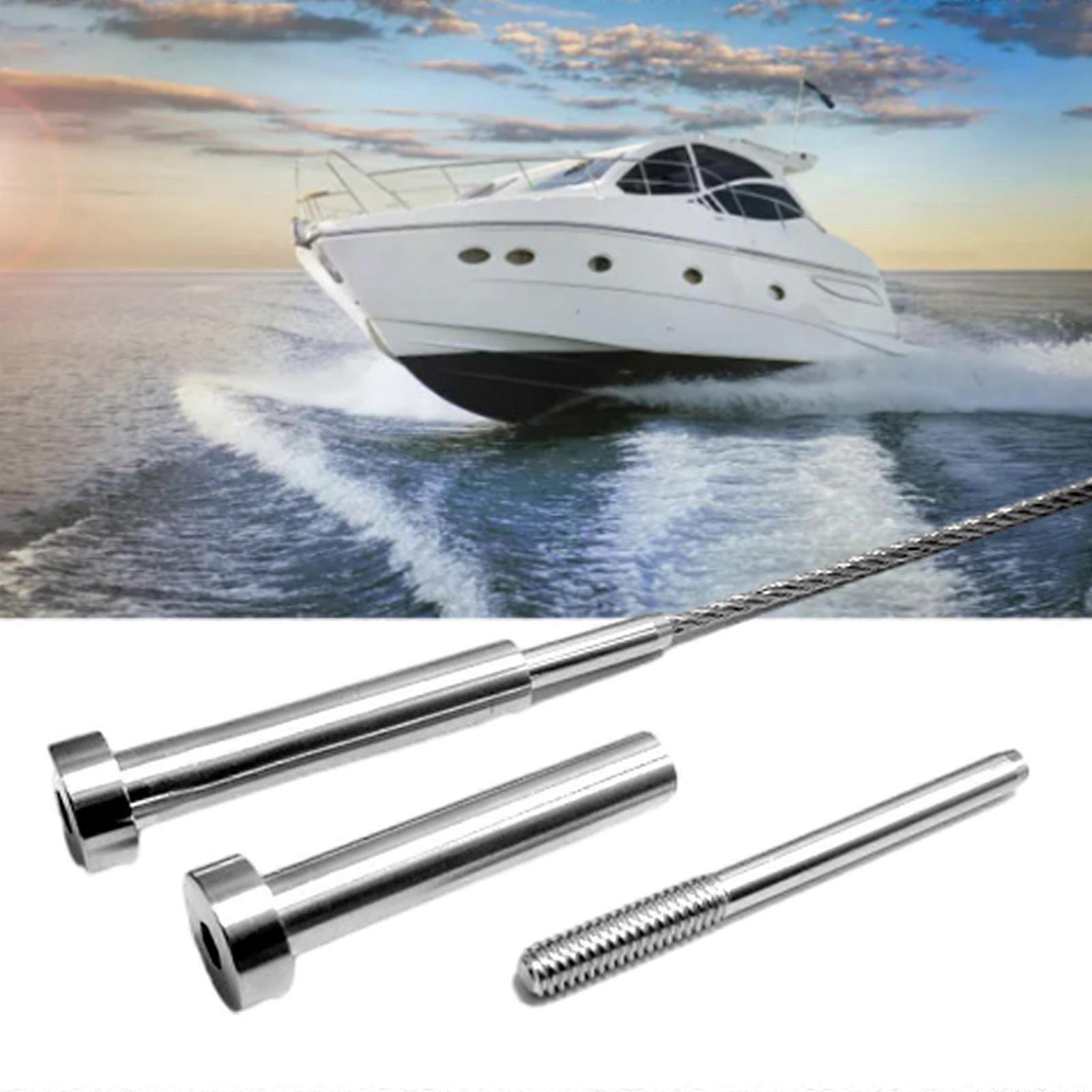 Stainless Steel Stemball Swage Stud Dead Ends Threaded Stud Paired With ...