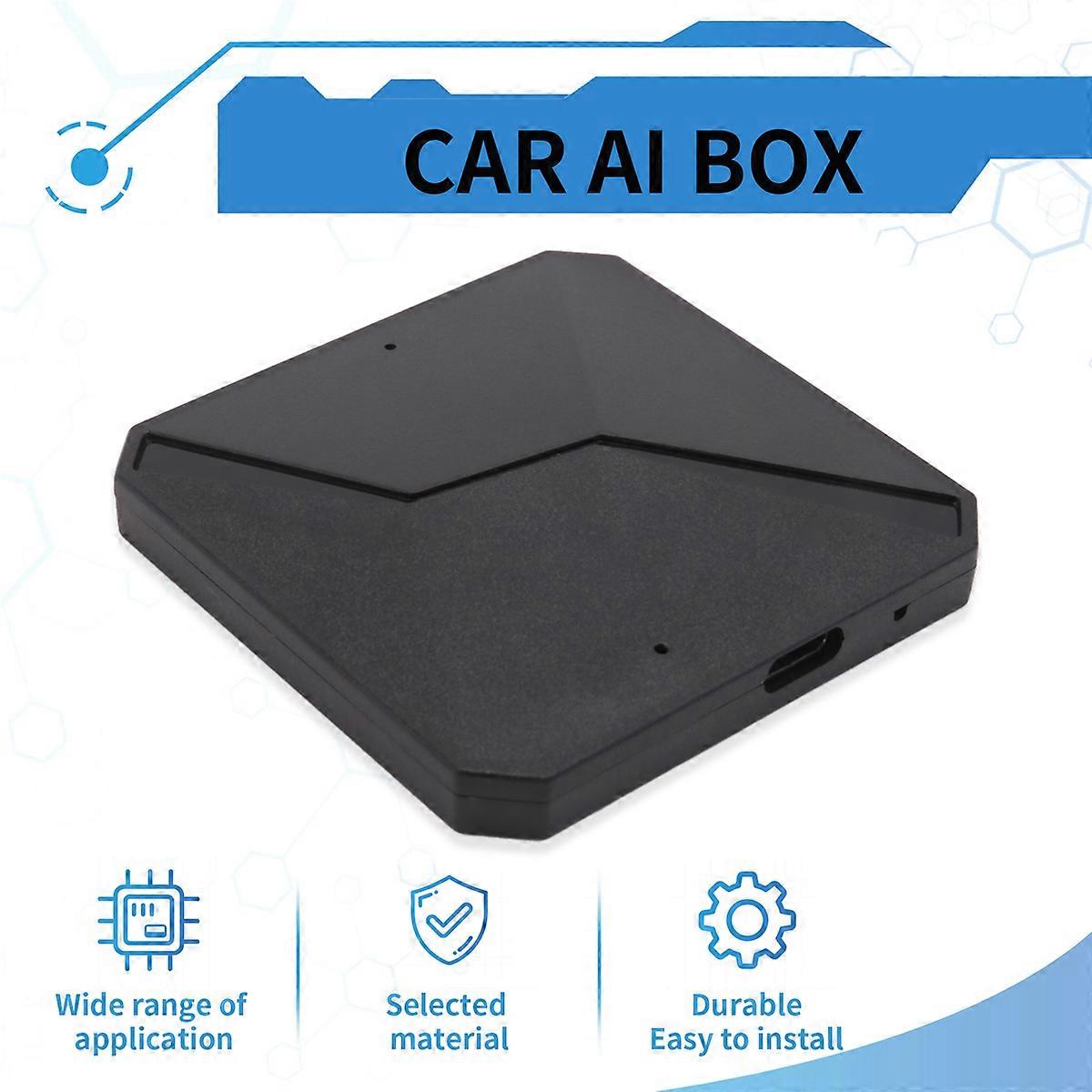 2 in 1 Wired to Wireless Carplay Adapter AI Box Wireless Android Auto ...