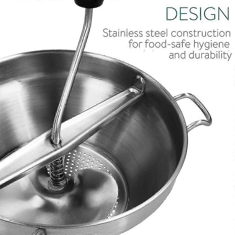 Vegetable Mill Stainless Steel Tomato Press Food Grinder Potato Masher ...