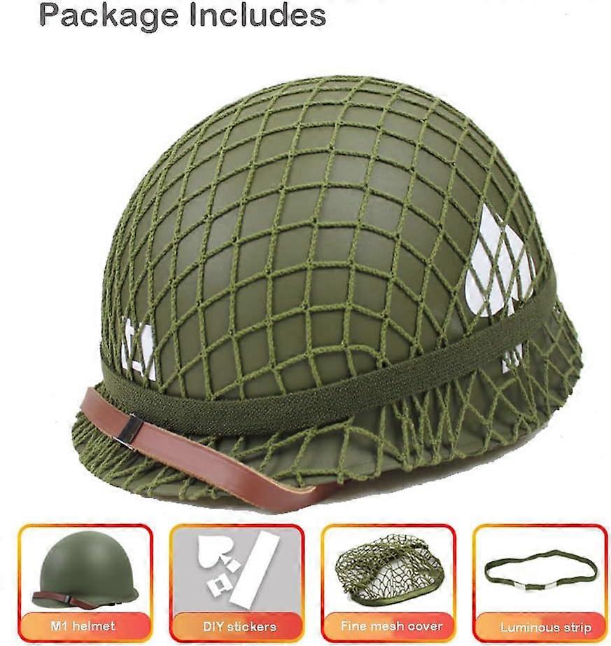 Ww2 Us Army M1 Steel Helmet Replica Field Helmets Military Helmet ...