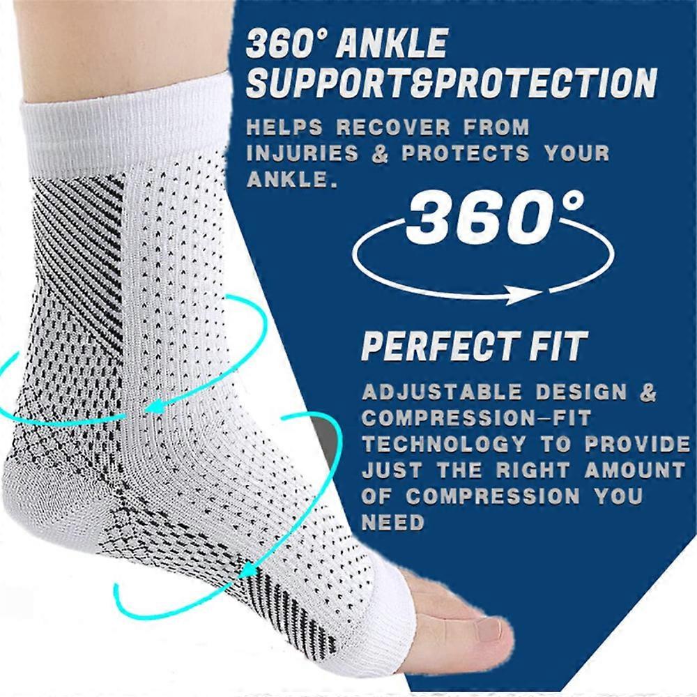 Soothe Socks Neuropathy Compression Ankle Arch Support Protection Pain ...