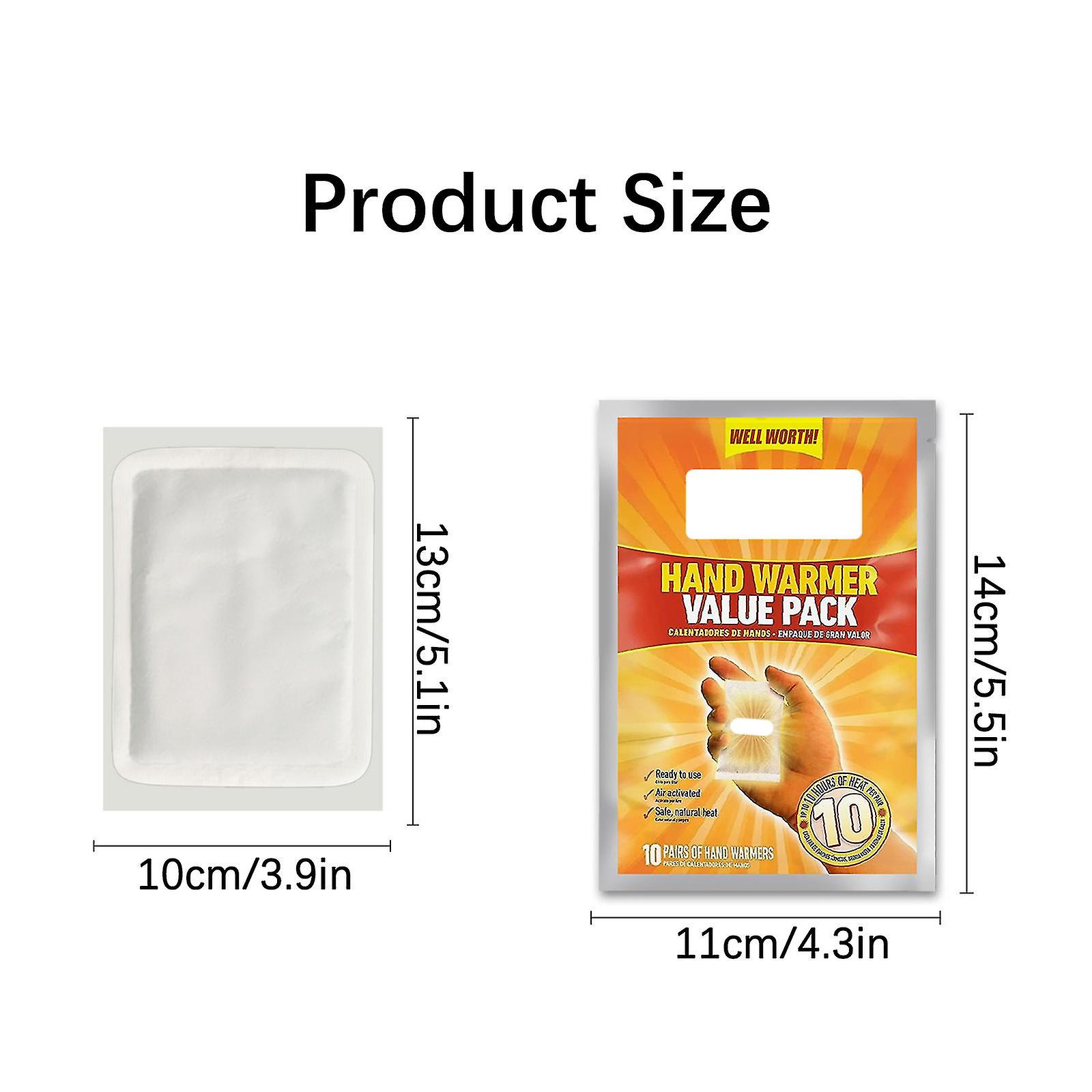 Body Warmers 10 Pack,heat Patch With Adhesive,for Hand Toe Body Heat ...