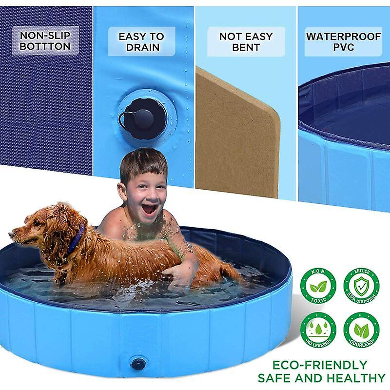 Collapsible Pool for Dogs Pets and Children Bathtub Bathing Basin ...
