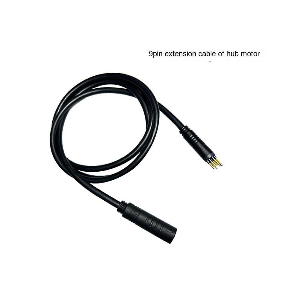 E-bike 9 Pin Wheel Motor Extension Cable Cord For Front Rear Wheel Hub ...