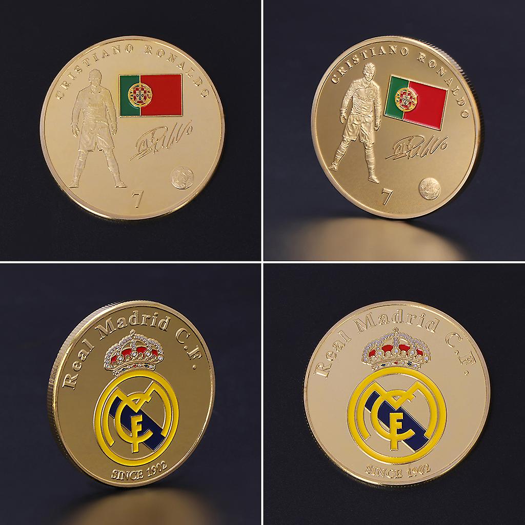 Commemorative Coin Football for Superstar Cristiano Ronaldo Collection ...