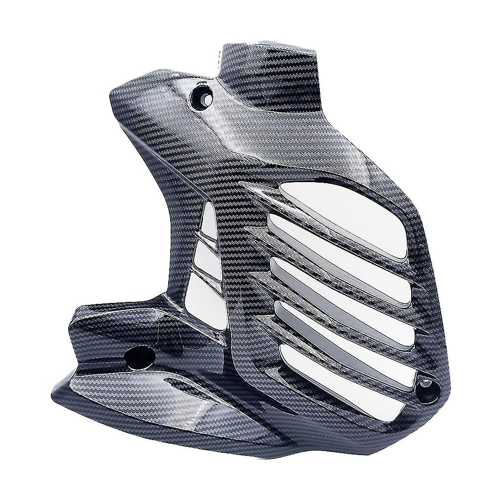 Radiator Panel Cover Fan Cover Radiator Protection Grille Carbon Fiber ...