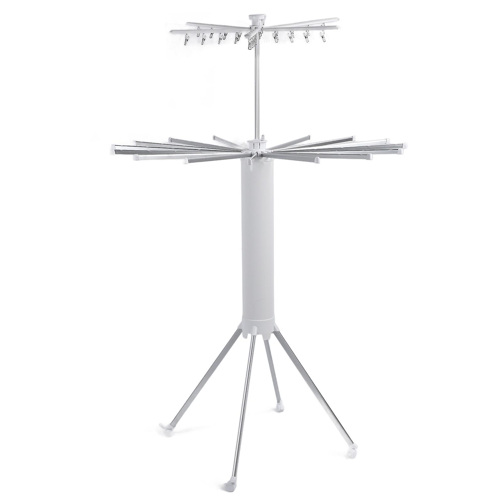 Tripod Clothes Drying Rack Foldable Portable Space Saving Cylinder ...