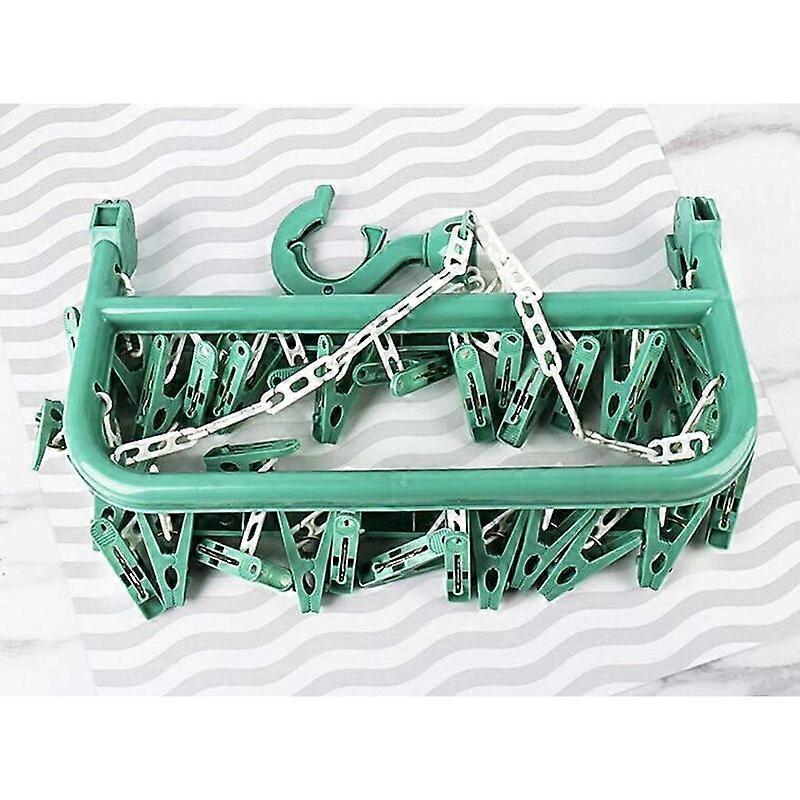 Sock Drying Rack, 2PCS Hanging Laundry Drying Rack Clips Portable Dryer ...