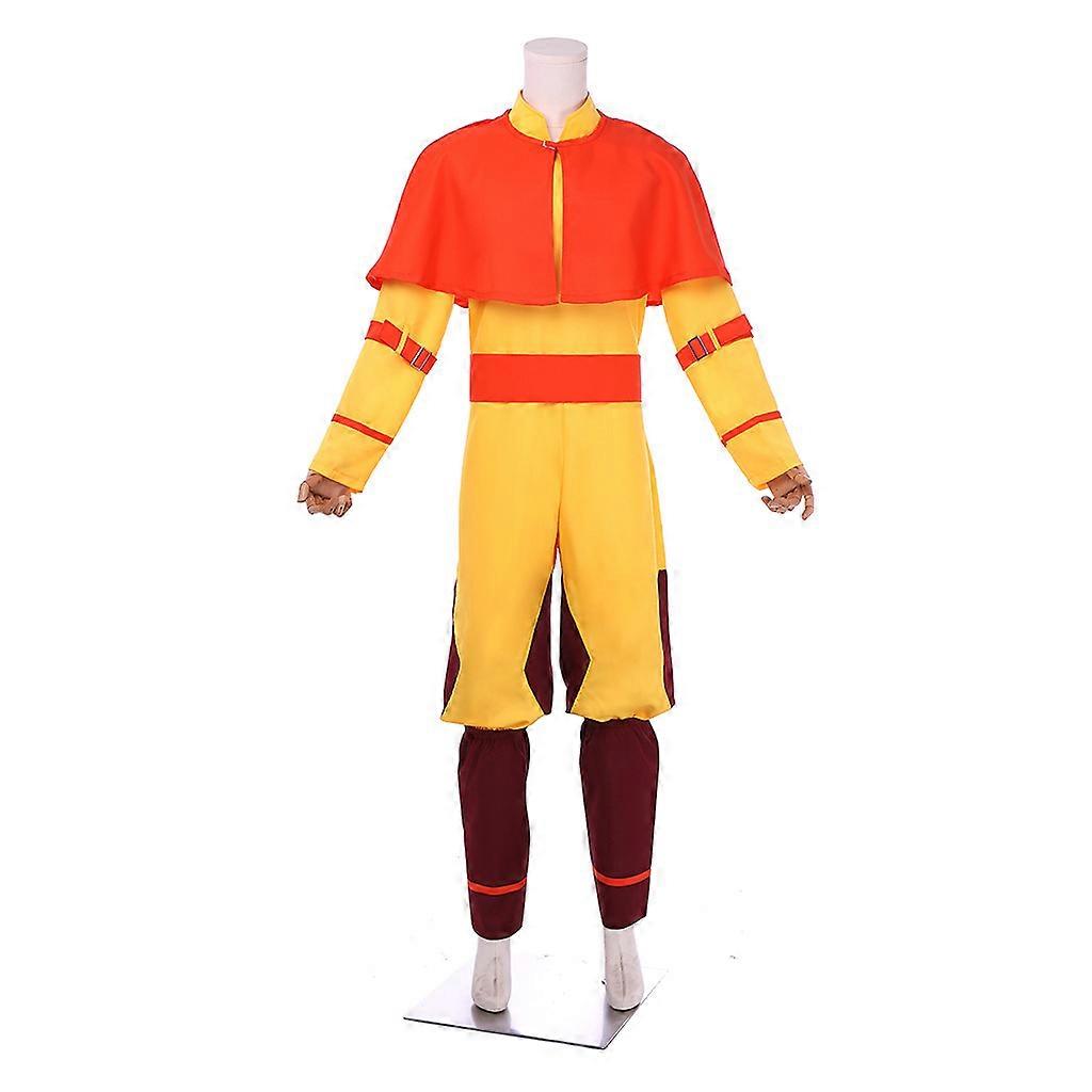 Avatar The Last Airbender Avatar Aang Cosplay Costume Outfits Airbender ...