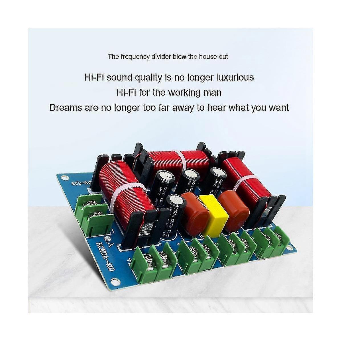 200w Speaker Crossover Double Treble+midrange+bass 4 Way Speaker Audio ...