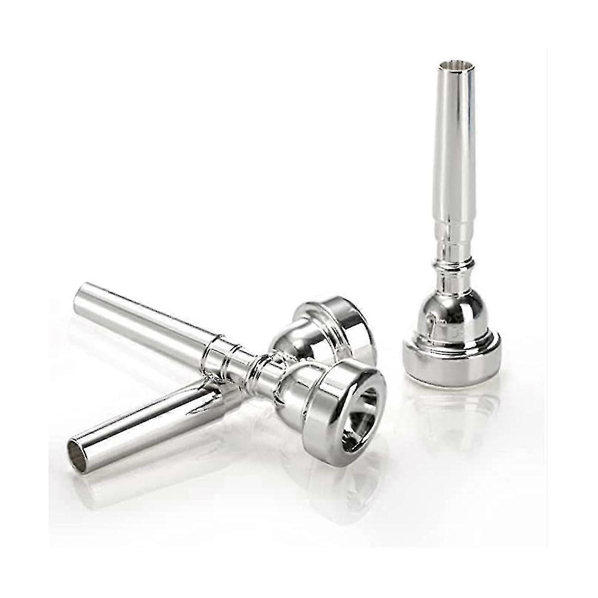Trumpet Mouthpiece, 7c 5c 3c Silver Plated Mouthpiece for Beginners ...