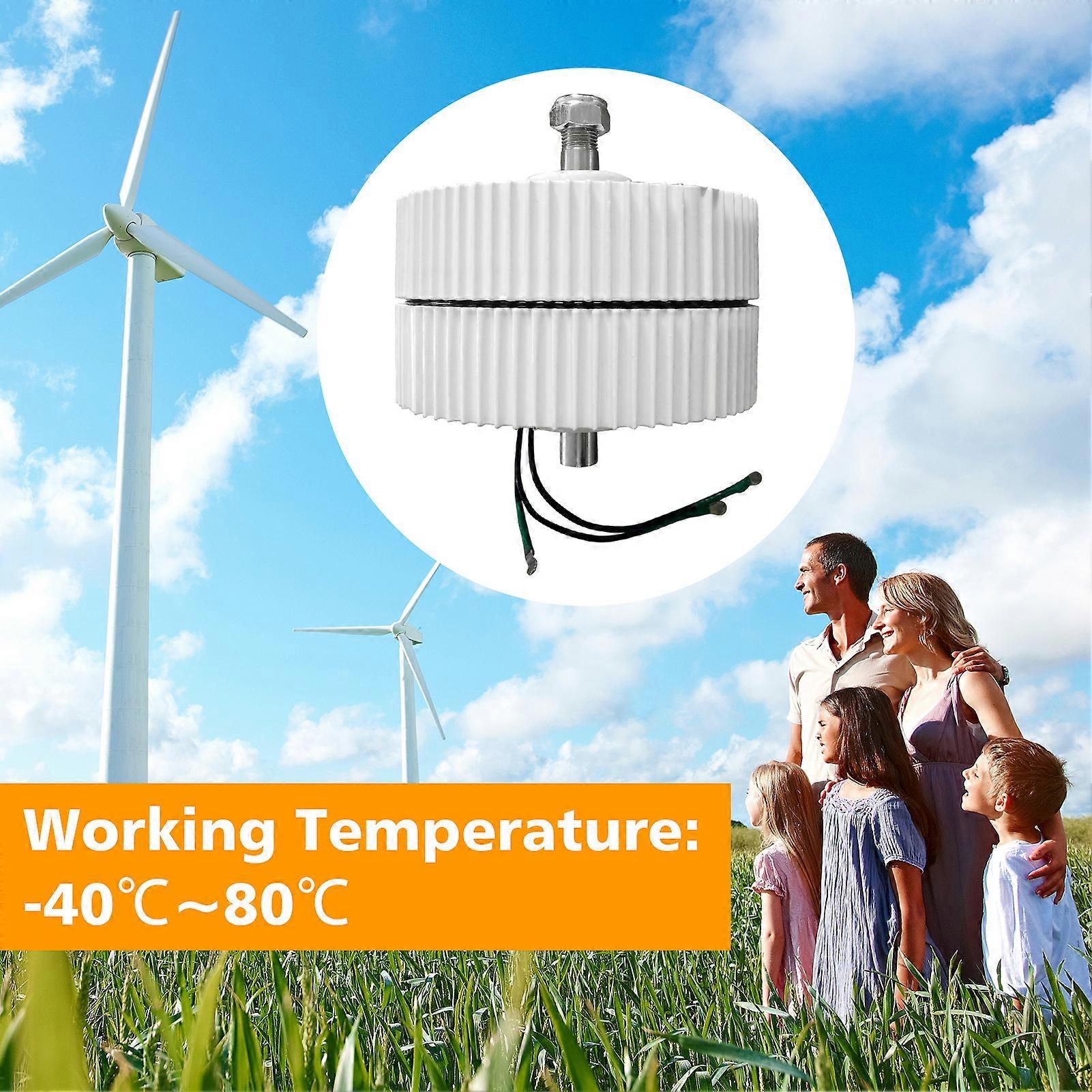 500W 24V 48V triphasé AC générateur à aimant permanent Mini haute ...