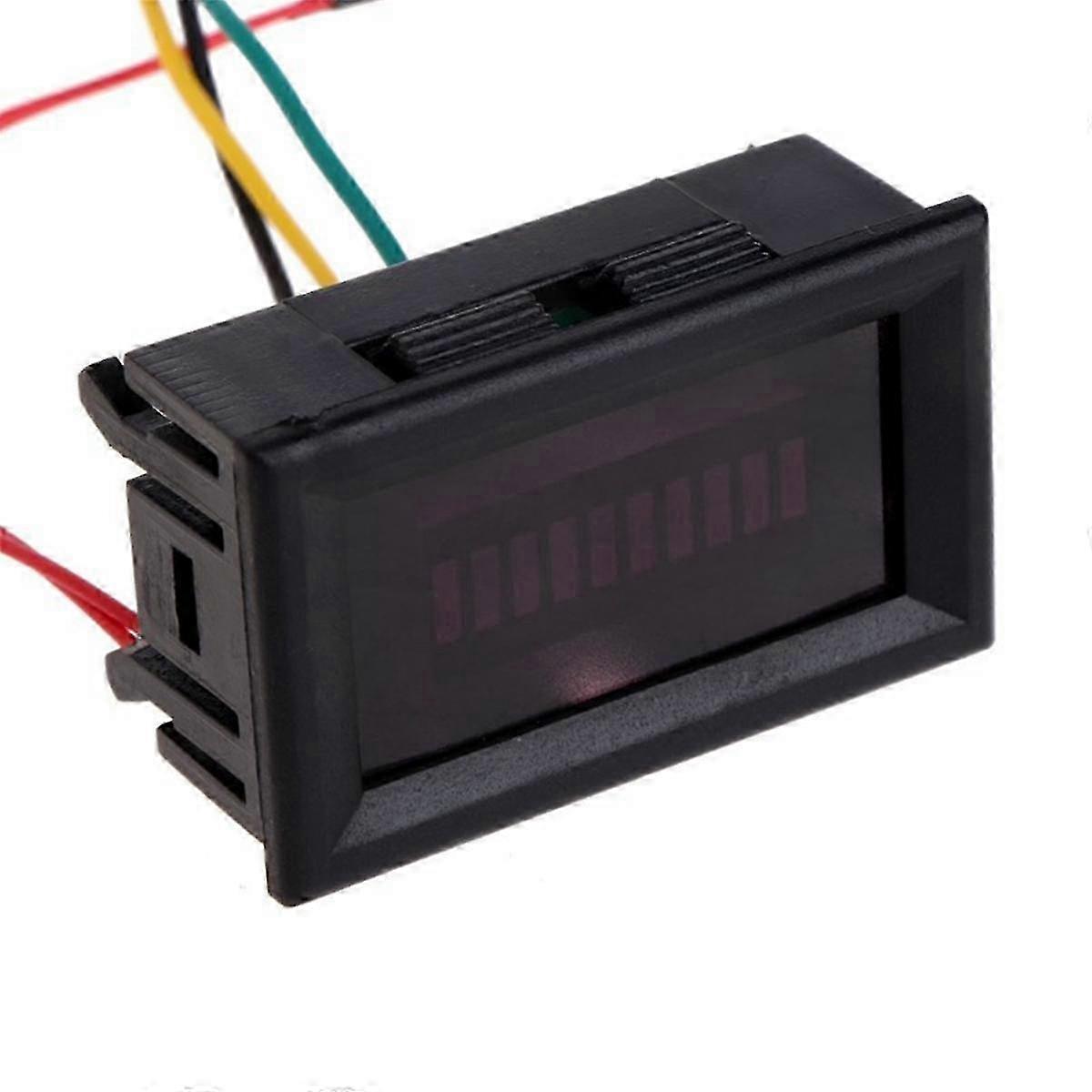 Fuel Level Gauge Indicator 12V Universal Motorcycle Car Oil Scale Meter ...
