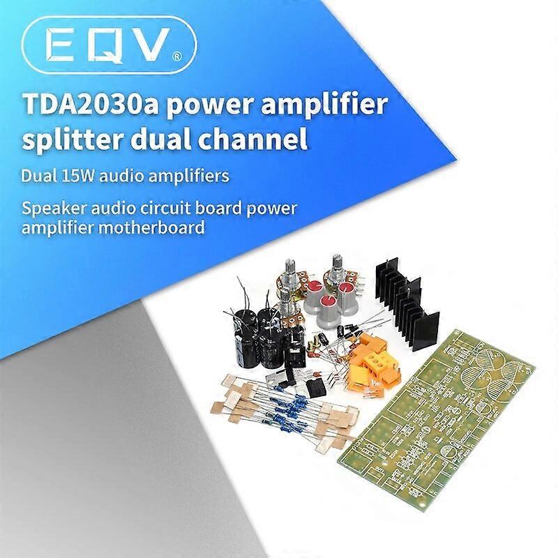 TDA2030A DIY Kit Electronic Amplifier Dual Channel Power Board DIY Kit for Arduino Production ...