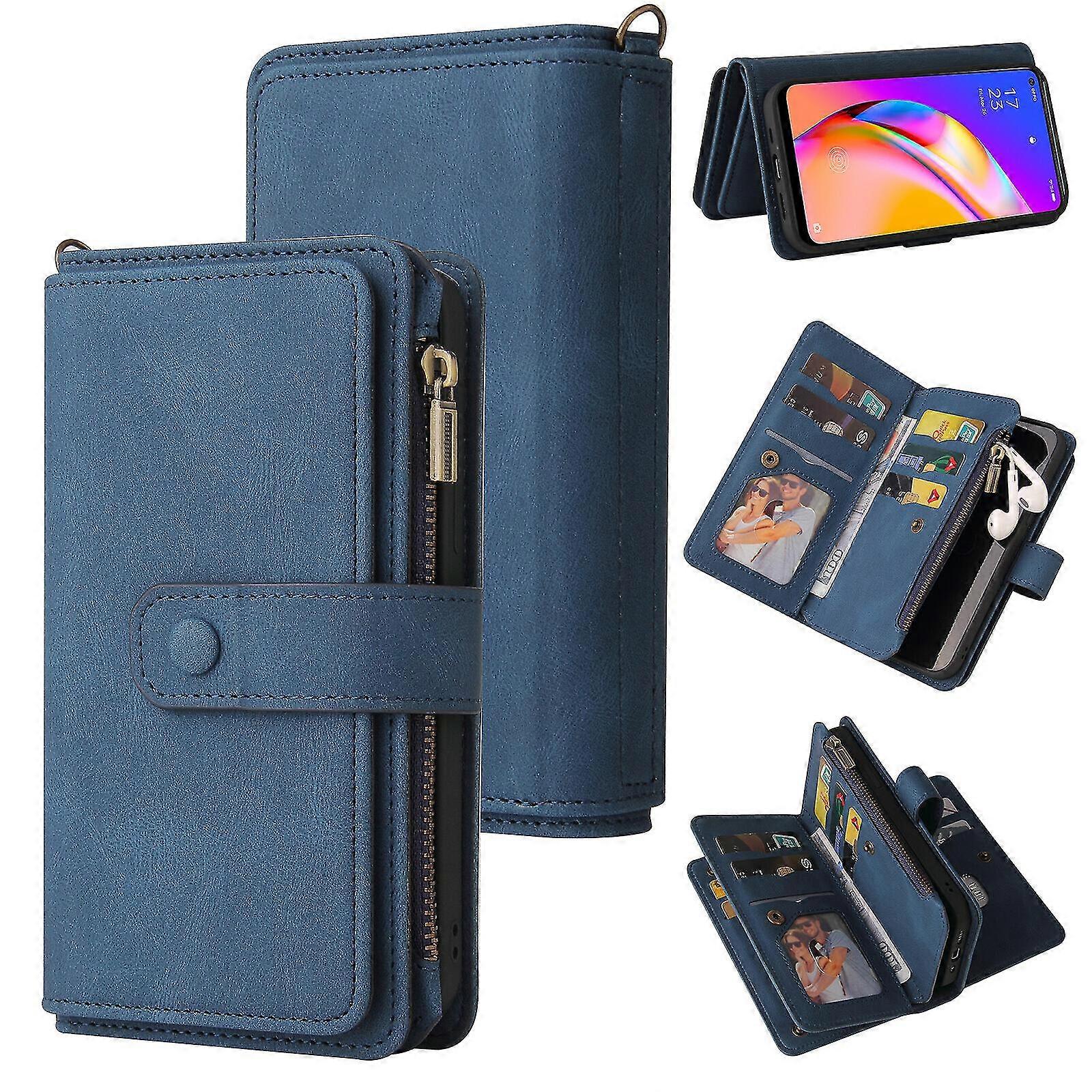 New Compatible With Oppo A94 5g/a95 5g Case Wallet Flip Card Holder Pu ...