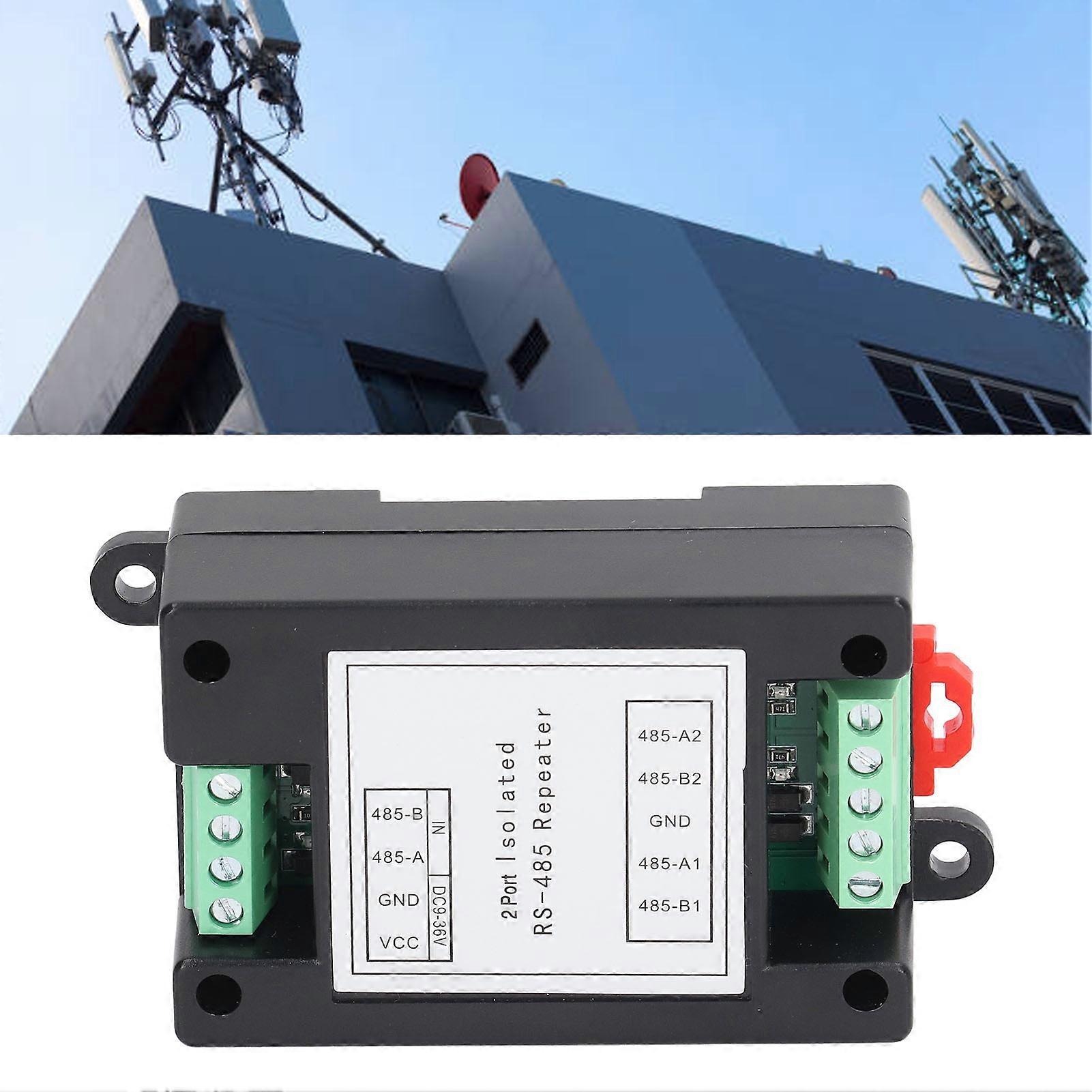 2 Channel Isolated RS485 Repeater Industrial Grade Photoelectric ...