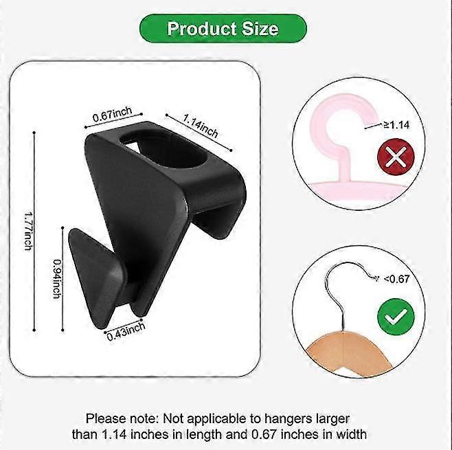 Ultra-Premium Hanger Hooks Triple Closet Space Value Pack - 18 Pcs Ruby ...