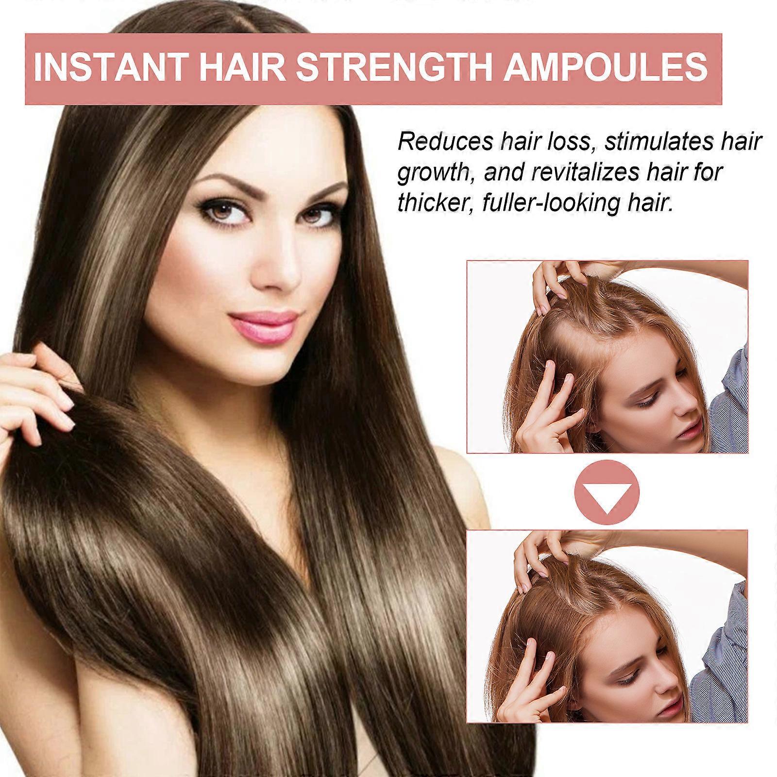 Hair Growth Serum Instant Hair Strength Ampoules Hair Regrowth ...