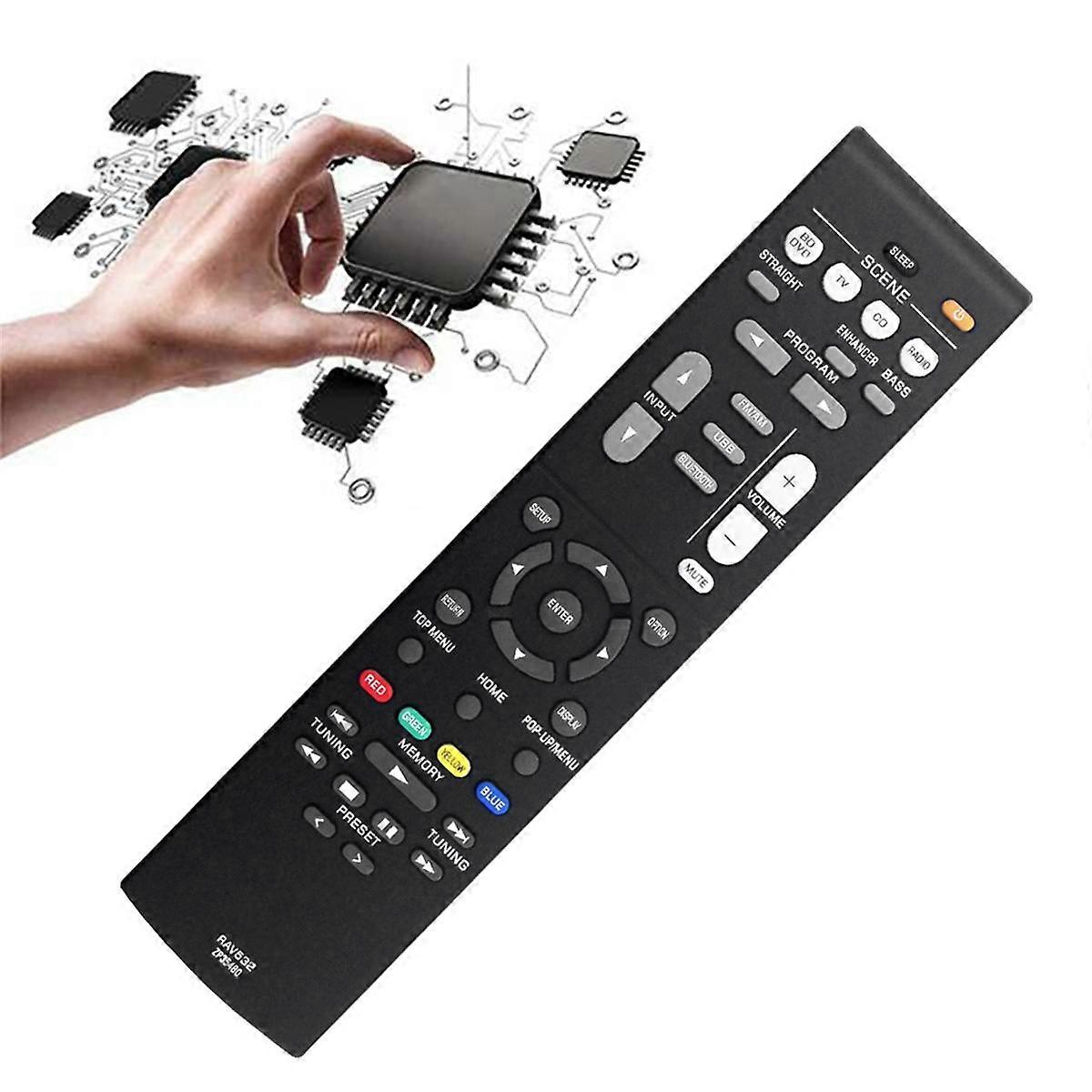 RAV532 ZP35480 Remote Control Replace for AV Receiver RX-V379 RX-V383 RX-V383BL RXV379 RXV383 ...