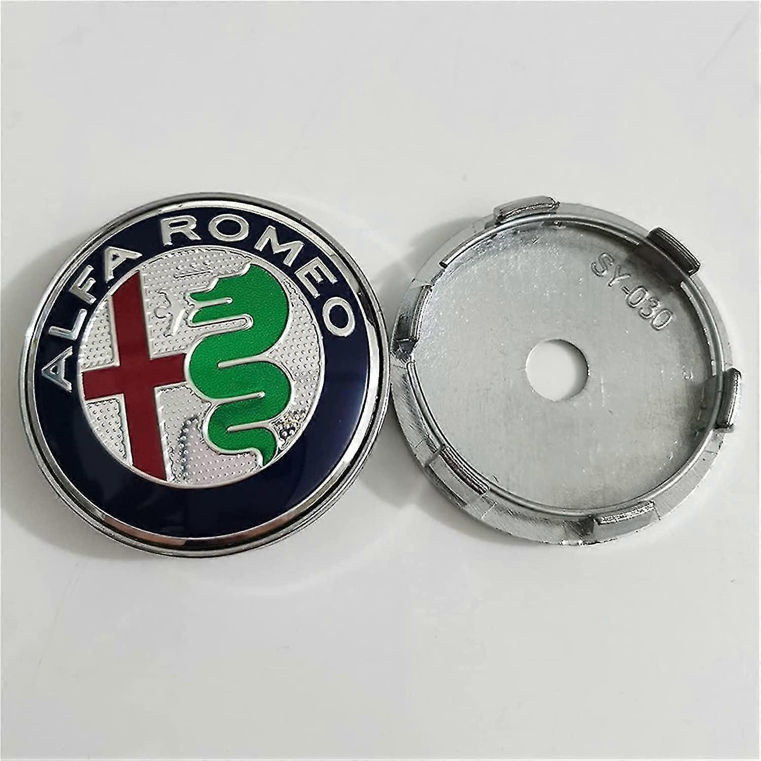 Mkk 4 Pack Silver 60mm/2.36inch Fit Alfa Romeo Wheel Center Hub Caps ...