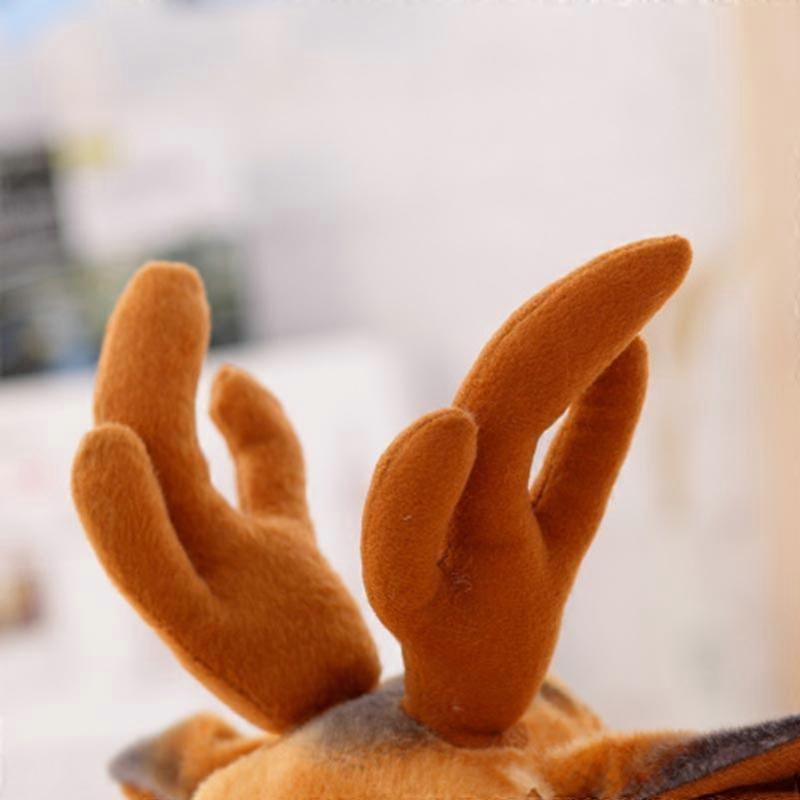 Giant Deer Plush Toy Lifelike Sika Deer Toy Real Life Stuffed Animals ...