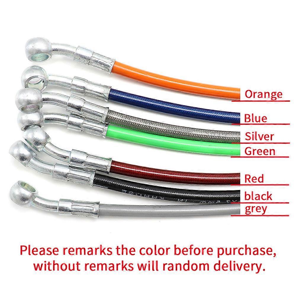Motorcycle metal hoses brake hose Bike Braided Brake Hose Line Steel ...
