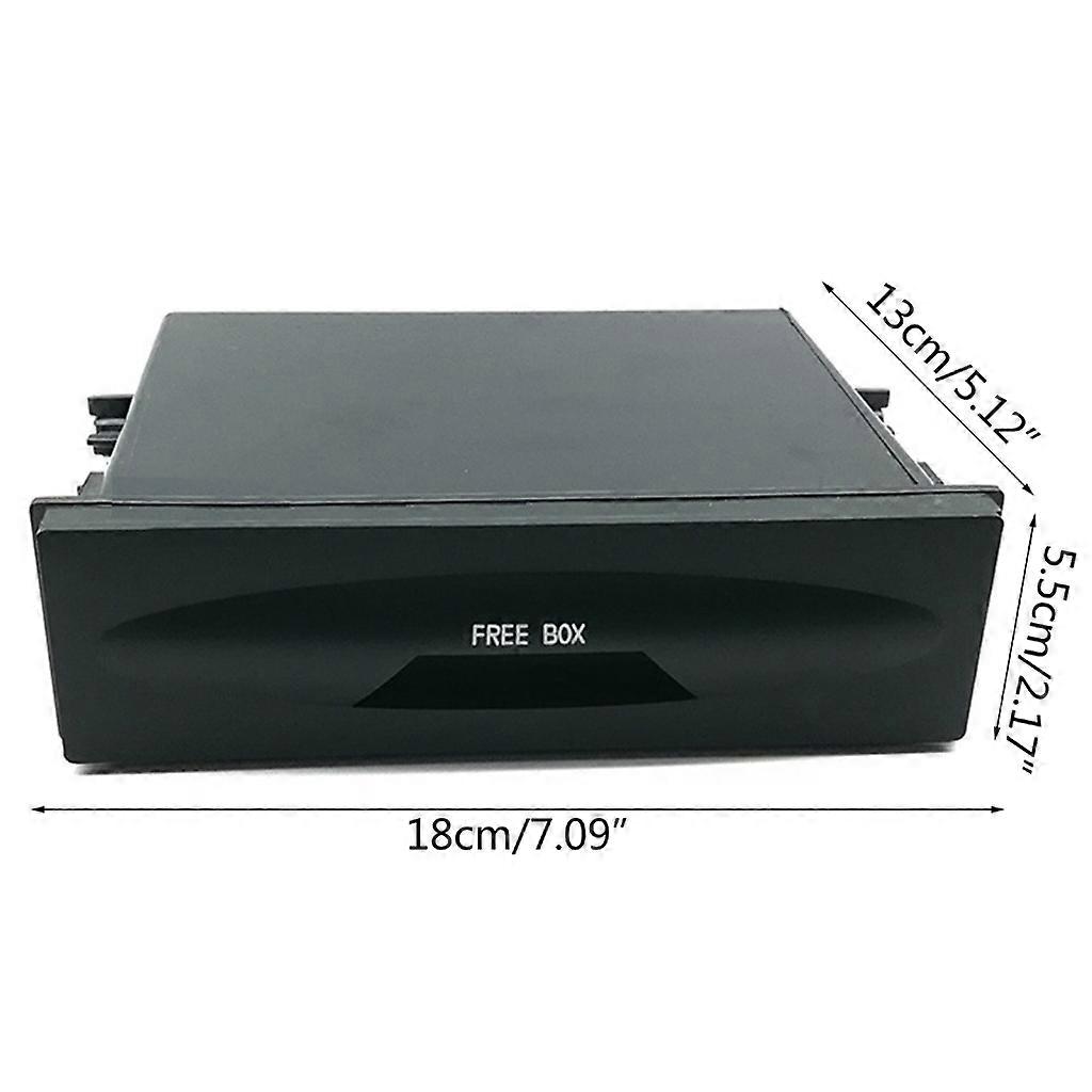 1 Din Car Stereo Radio Refitting Dashboard Storage Box Kit Car CD ...