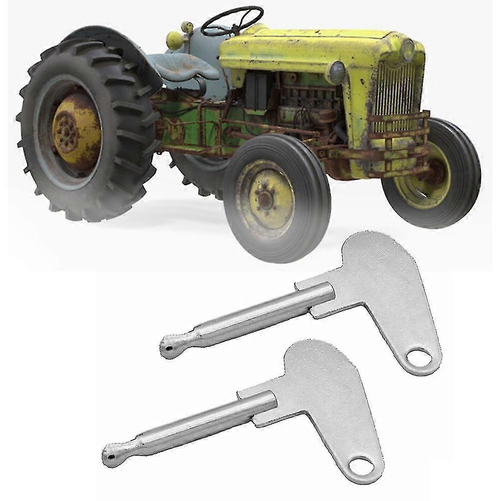 2x Ignition Keys Tractor Tractor Vintage Excavator Truck Ignition Lock ...