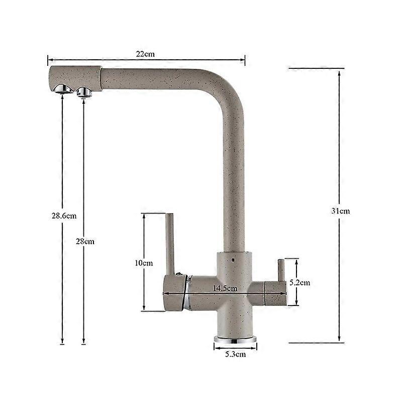 Kitchen Faucet Filter Purity Drinking Water Kitchen Sink Mixer Tap ...