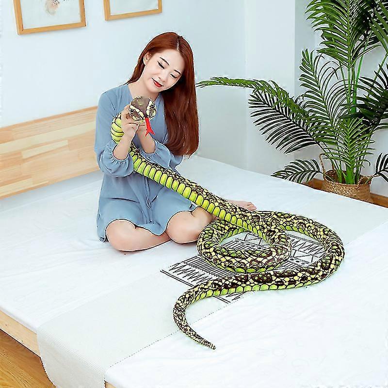 300cm Simulation Snakes Plush Toy Giant Boa Cobra Long Stuffed Animal ...
