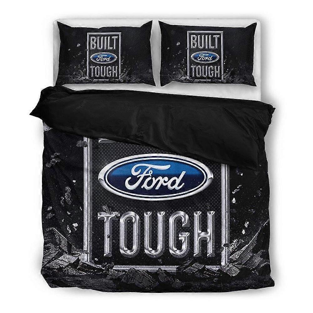 v2507 Bed Sheets Ford Logo Black Duvet Cover Set Bedroom Decor Children ...