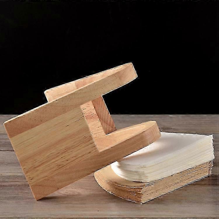 Coffee Filter Paper Box Storage Rack Base Bracket Display Stand Wooden ...