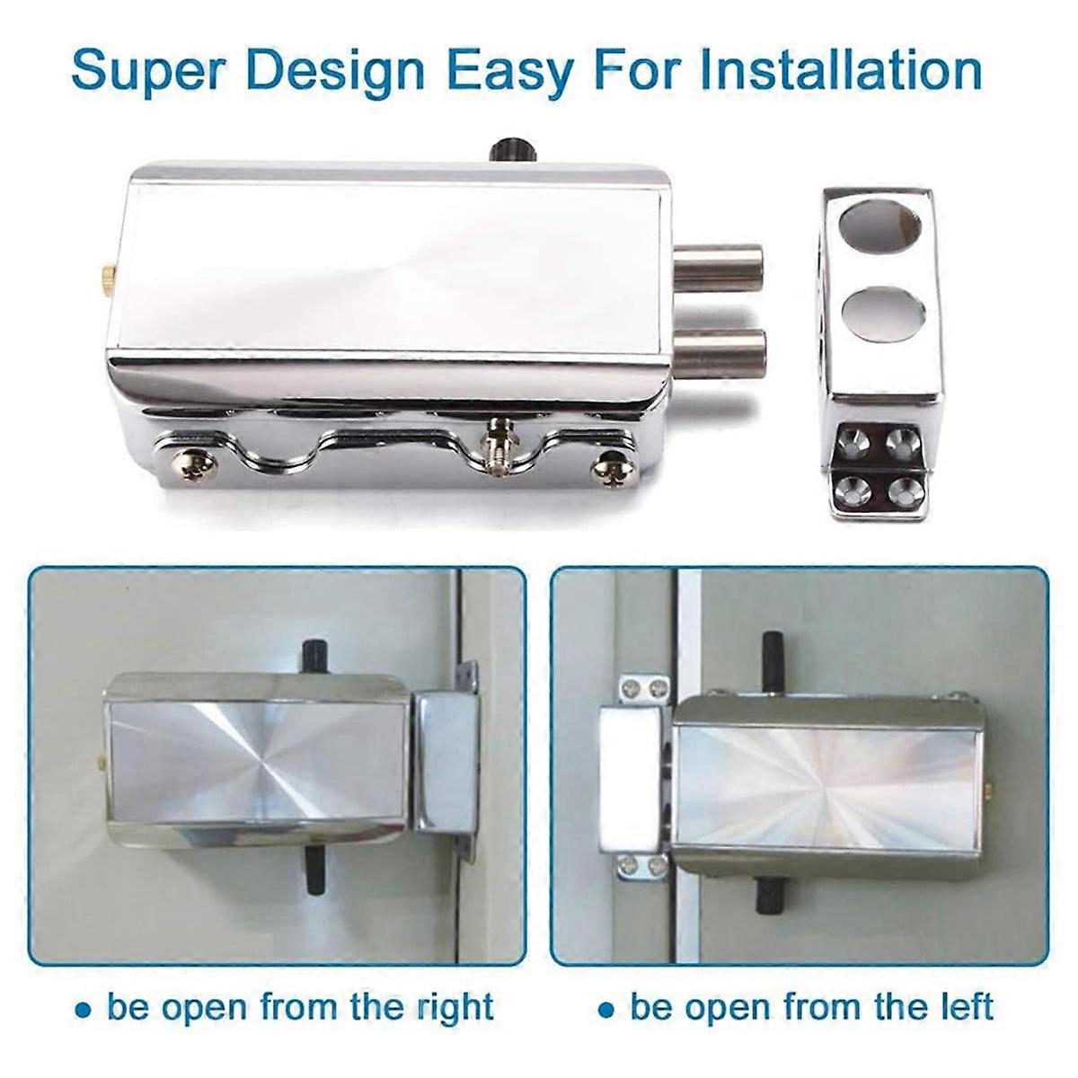 Electronic Door Lock, Smart Wireless Anti-Theft Home Security Door Lock ...