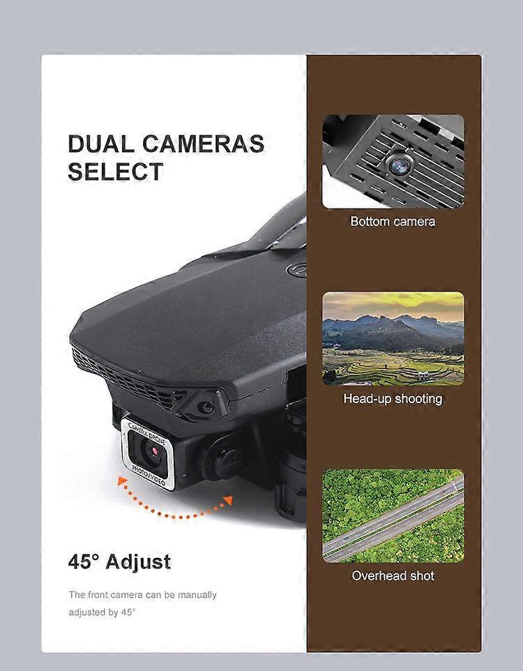 Mini e88 drone four-axis folding remote control aircraft aerial ...