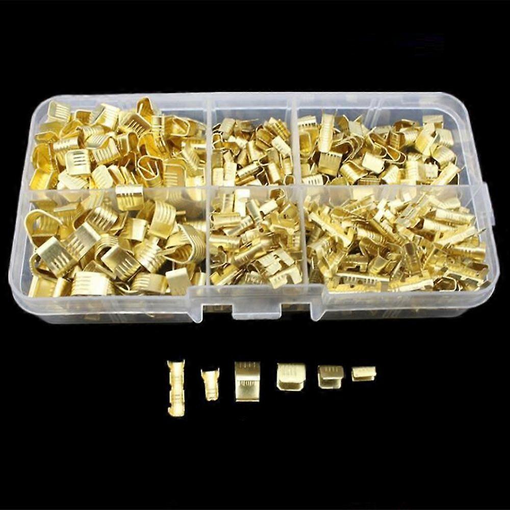 550 Pcs U Shape Copper Ring Terminals Crimp Kit - Terminal Connector ...