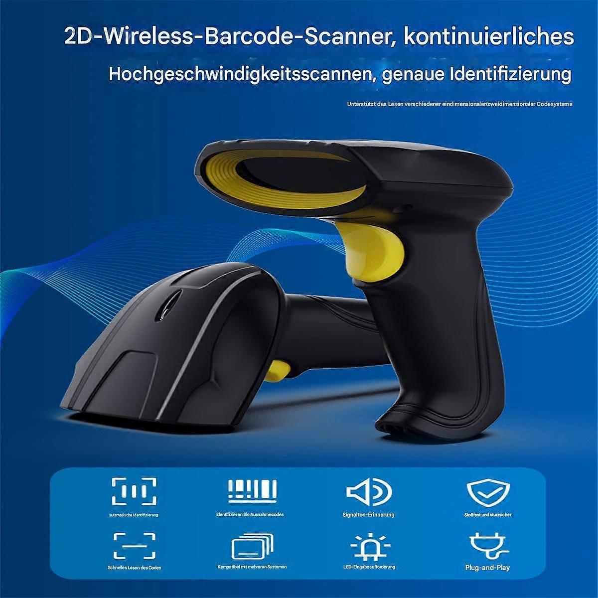 Scanner laser imaging wireless Bluetooth barcode scanner supermarket ...