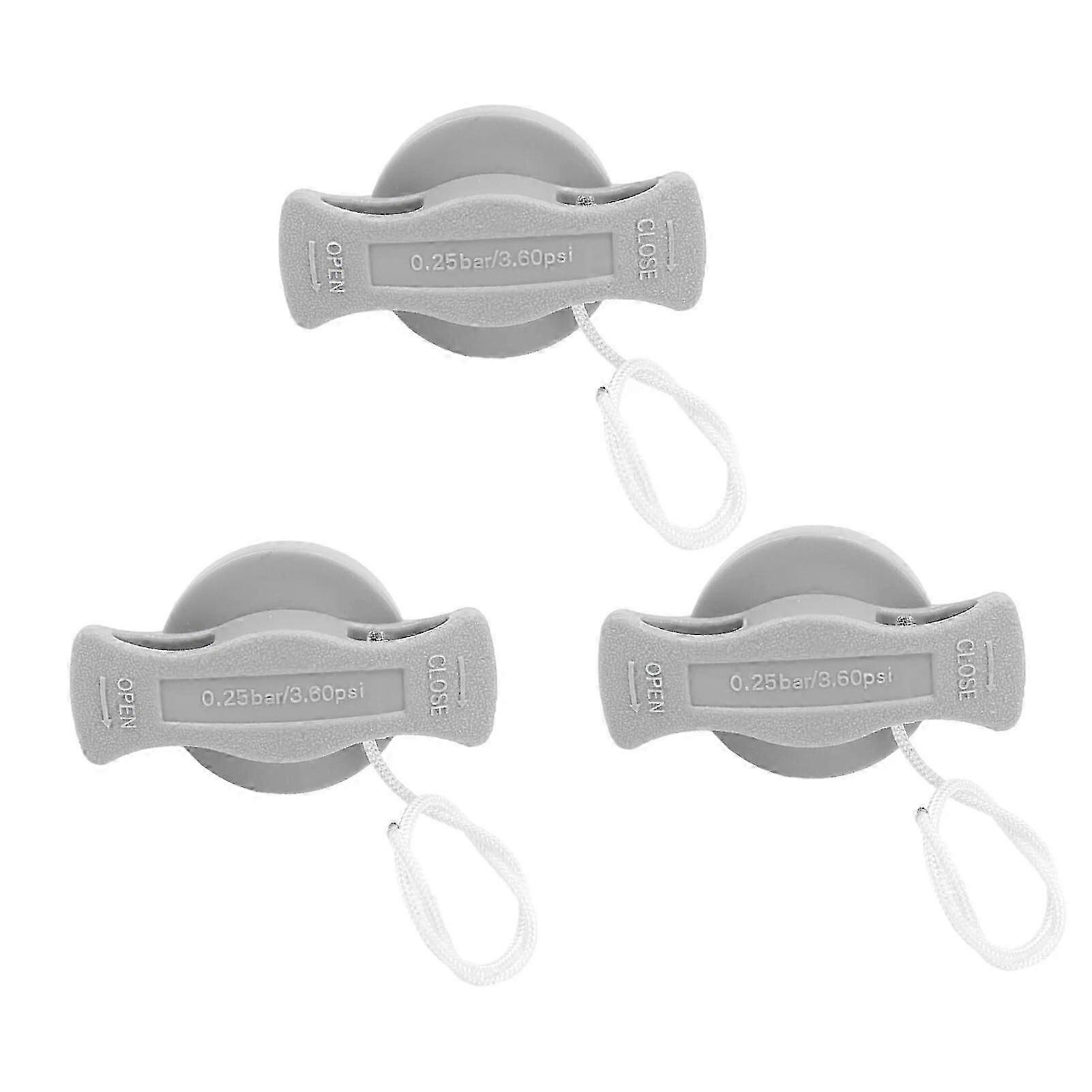 3pcs Inflatable Boat Valve Professional 8 Teeth PVC Leakproof ...