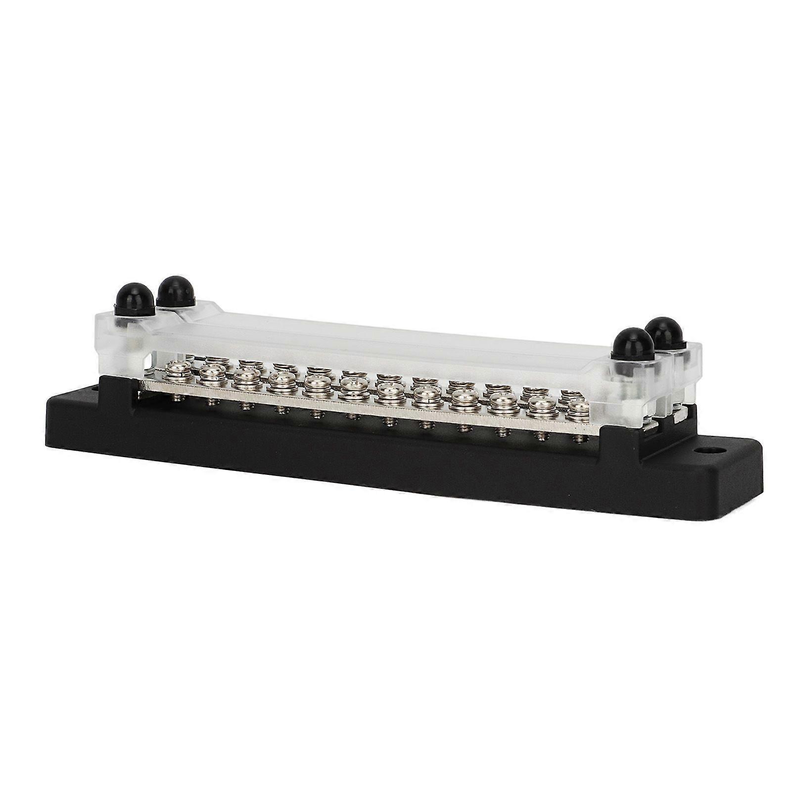 Power Distribution Terminal Block 12 Way 150A 12 to 48V Stainless Steel ...